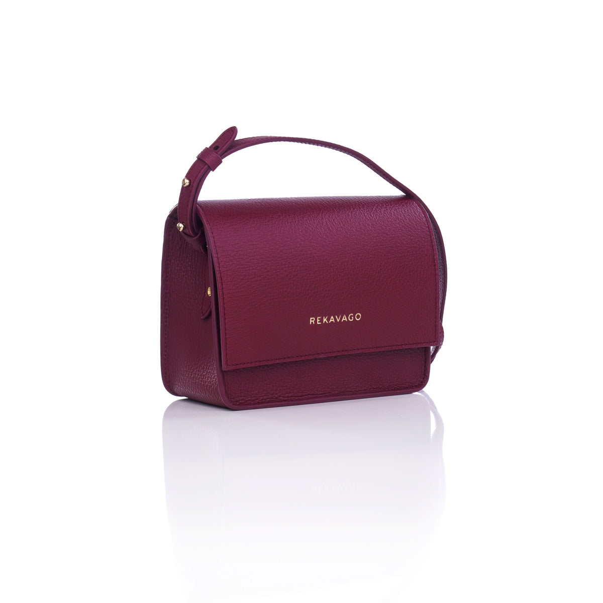 PIXIE CROSS BODY DARK BERRY RED – rekavago